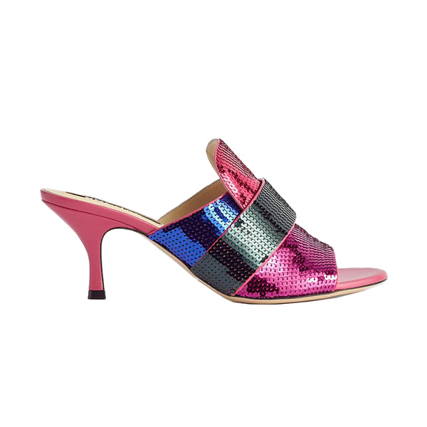 Multi Sequin 65 Mules – Maryon's