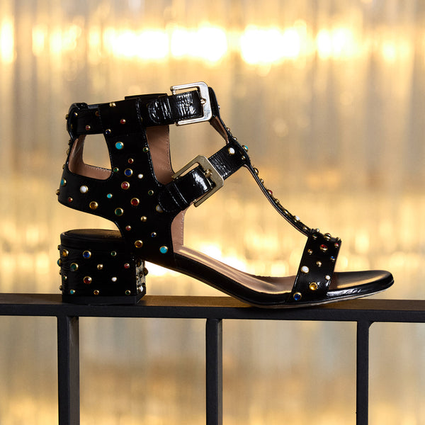 Dippo 50 Multi Stud Caged Sandals – Maryon's