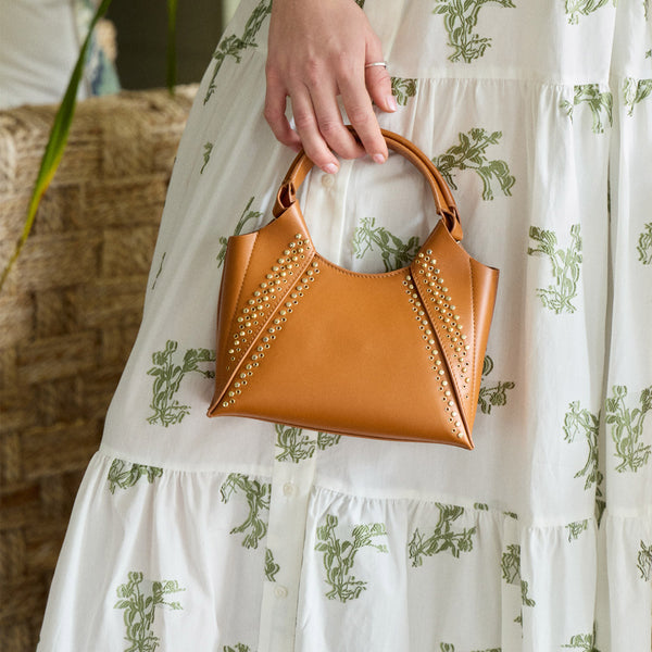Leanora Small Studded Bag – Maryon's